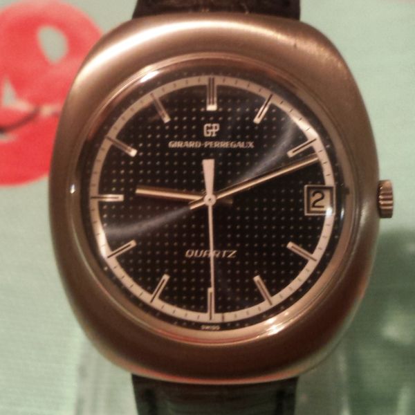 Vintage Girard Perregaux 9444 Quartz - Rare "polka dots" dial ...