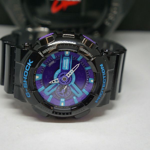 Casio G Shock 5146 GA-110HC Black Blue Men's Watch W/Case | WatchCharts ...