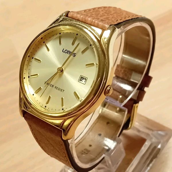 Lorus By Seiko PC32 WR Mens Date Watch. Full Working Order. New Leather ...