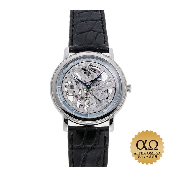 Seiko Credor Signo Mechanical Skeleton Ref.GBBD965 / 6899-00H0 Platinum ...