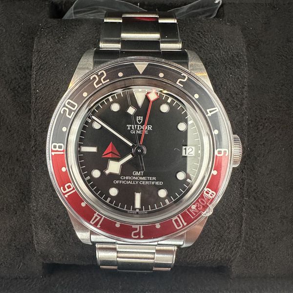 FS: Delta Air Lines Dial Tudor Black Bay GMT 100th Anniversary LE Brand New Full Set ...