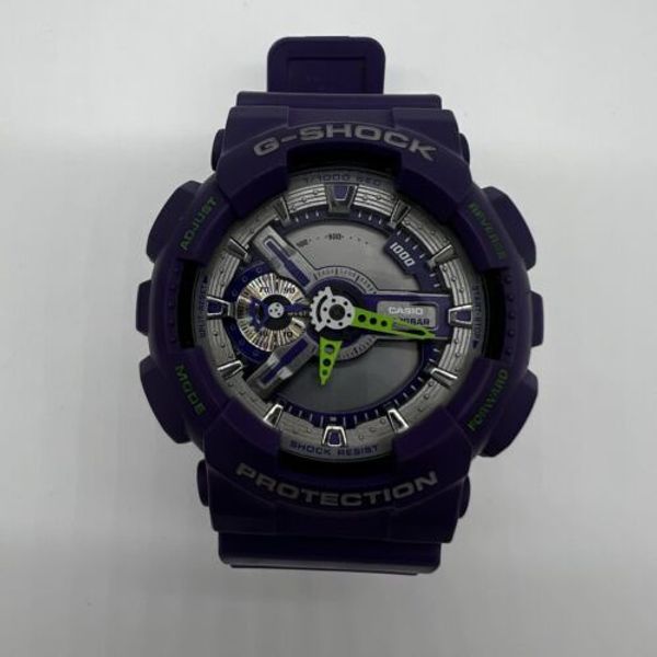 CASIO G-SHOCK Watch GA-110DN Dusty Neon Series Man's purple Analog ...