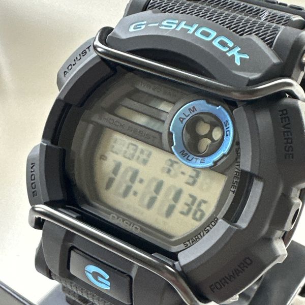 CASIO G-SHOCK GD400-1B2 GD-400-1B2 BLACK/BLUE DIGITAL WATCH ...