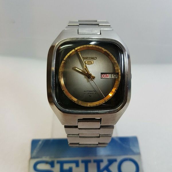 Vintage Seiko 5 Automatic (7019-5090) Square Watch. | WatchCharts ...