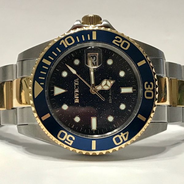 [$150 USD] FS: Invicta 43672 - 25 Anniversary Blue Sandstone dial ...