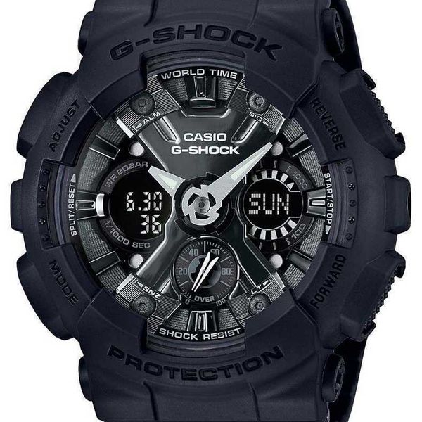 Casio G-shock S Series Black Resin GMA-S120MF-1AER Watch BNIB RRP £119 ...