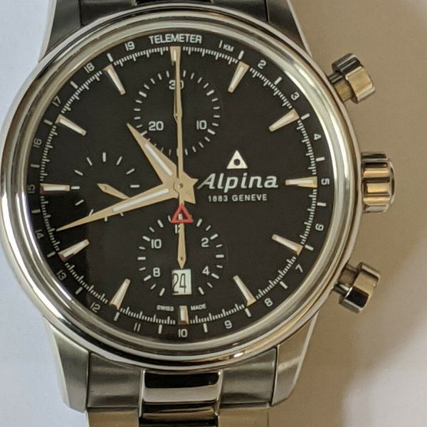 Alpina Alpiner Automatic Chronograph 42mm AL-750B4E6B | WatchCharts ...