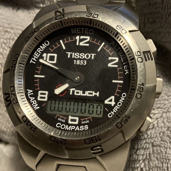 Swiss Made Tissot 1853 T Touch Compass Quartz Men Watch | WatchCharts ...