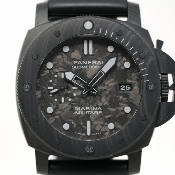 FS: Pre-Owned Panerai Submersible Marina Militare Carbotech PAM02979 Z ...