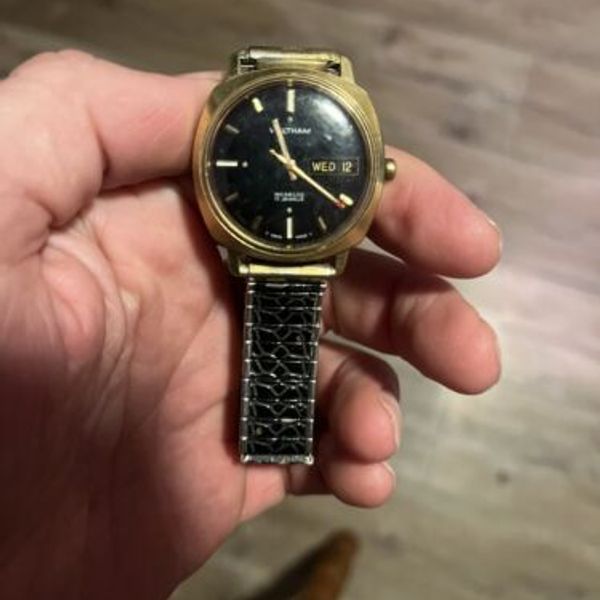 Vintage Waltham Incabloc 17 Jewels Watch with date | WatchCharts Marketplace