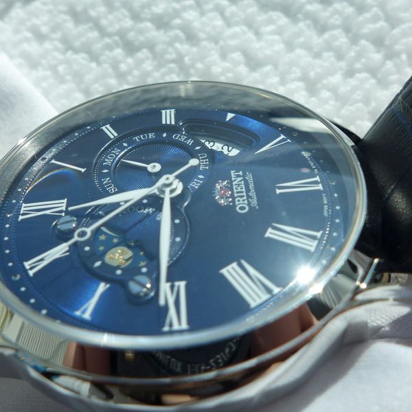 FSOT Orient Sun and Moon Blue Version 2 | WatchCharts Marketplace