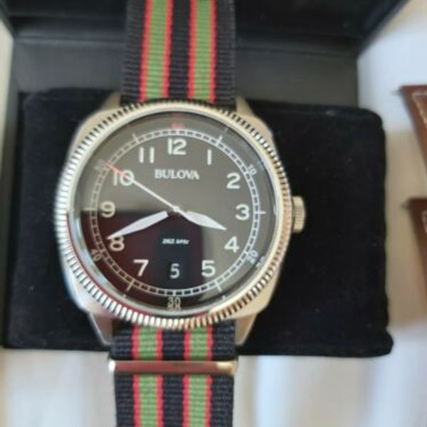 Bulova 96b230 uhf military sweep second hand watch , Excellent ...