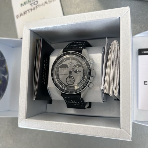 Swatch X Omega Moonswatch mission to Earth Phase. Genuine - Brand New ...