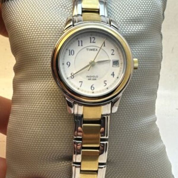 Timex T25771 Women's Porter Street Two-tone Stainless Steel Watch ...