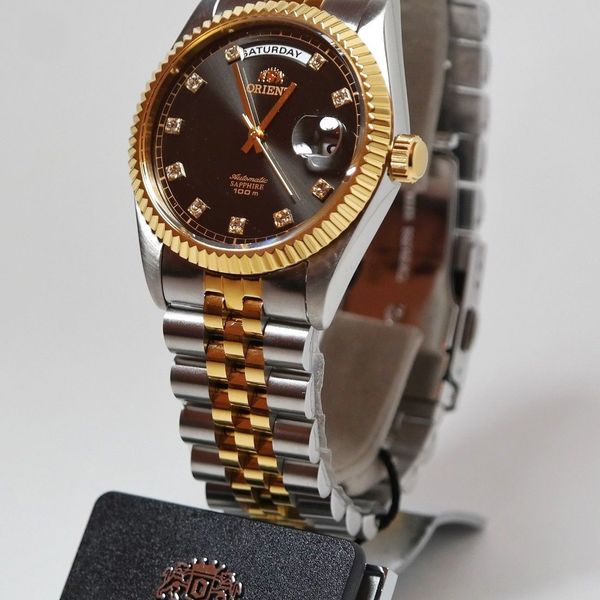 Orient Oyster President Dignitary Classic Automatic Sapphire SEV0J002BY ...