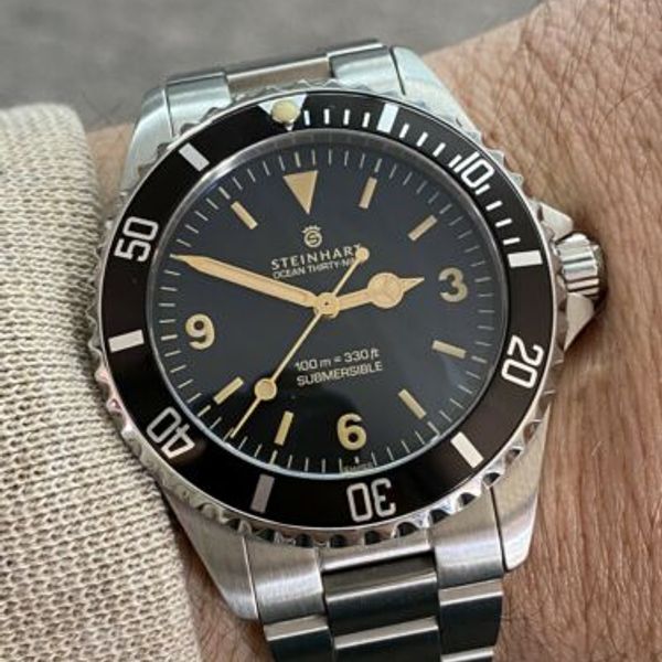 Steinhart Explorer Style Ocean 39mm Dive Watch Gnomon Exclusive Vintage ...