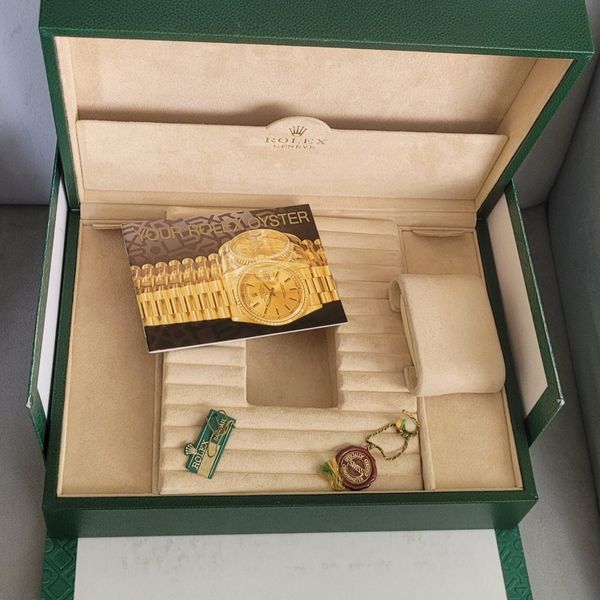 Vintage Rolex extra large jumbo size day-date men's president box set ...