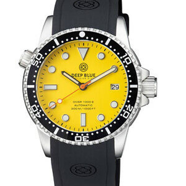 Deep Blue Diver 1000 Foot Diver Automatic Dive Watch Generation 2 D1 ...