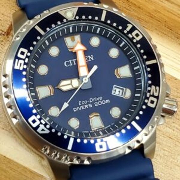 Citizen Watches Men's Promaster Professional Diver BN0151-09L Strap ...
