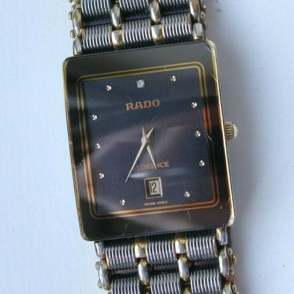 Rare Unisex Rado Florence 24mm Sapphire Crystal With Unique Bracelet ...
