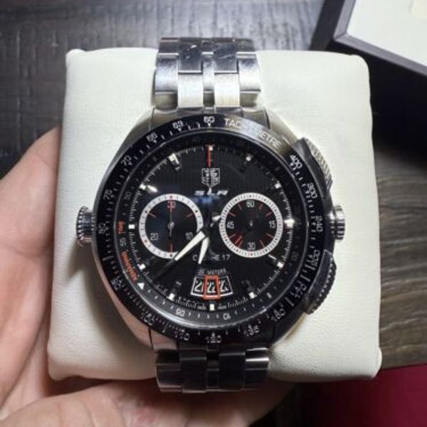 Tag Heuer Slr Calibre 17 Mercedes Benz Cag2010.Ba0254 Black Men'S Watch ...