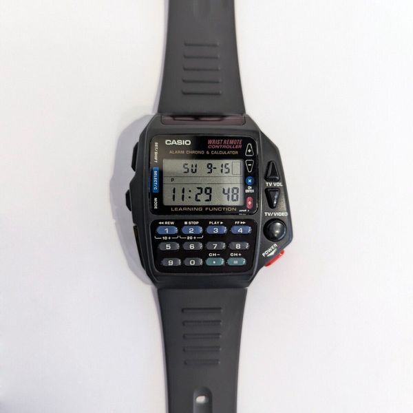 Casio CMD-40 1174 TV Remote Control Watch - Fully Working with Manual ...