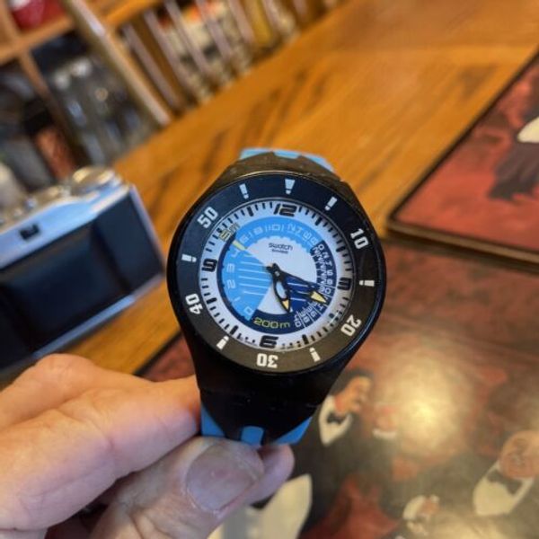 Swatch Swiss SCUBA FUN Reef Jumper SUGN-101 Dive 200Meter ULTRA RARE ...