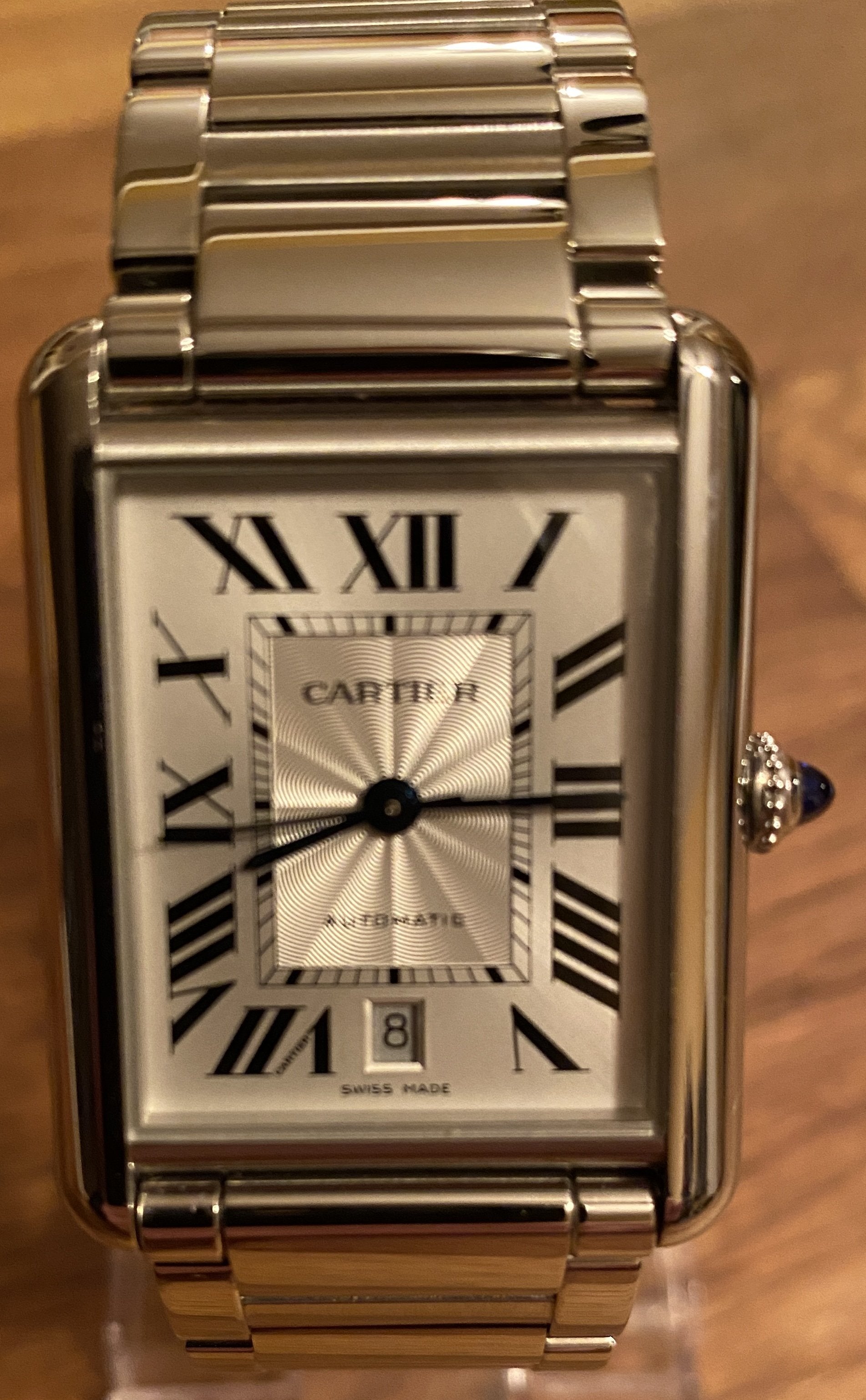FS: Cartier Tank Must De Cartier Extra Large Silver Dial Complete Set ...