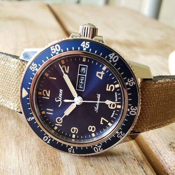 Sinn 104 A ST SA BE special edition / blue dial and bezel | WatchCharts ...