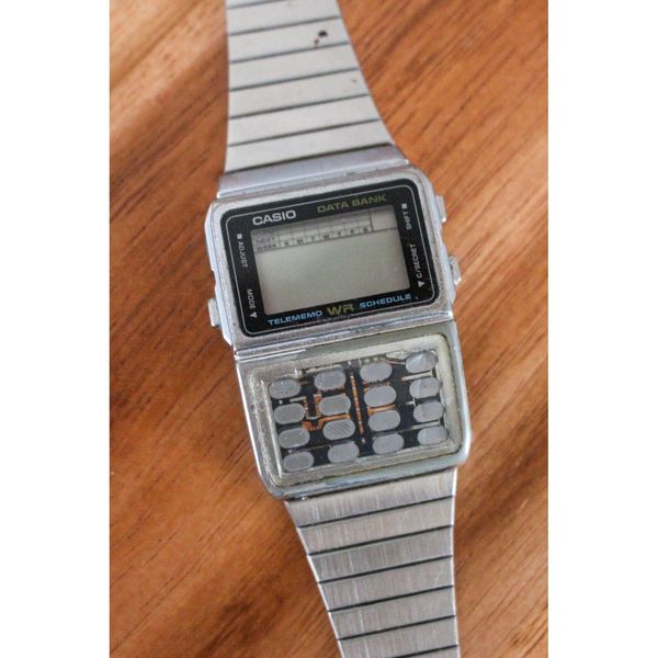 Vintage Casio DBC-610 Watch Data Bank Digital Calculator Parts Not ...