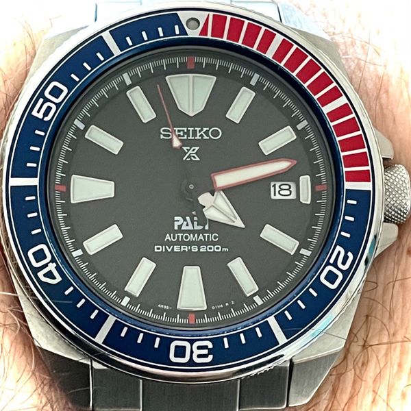 SEIKO Prospex ‘Samurai’ PADI Special Edition Automatic ‘Pepsi’ Diver ...