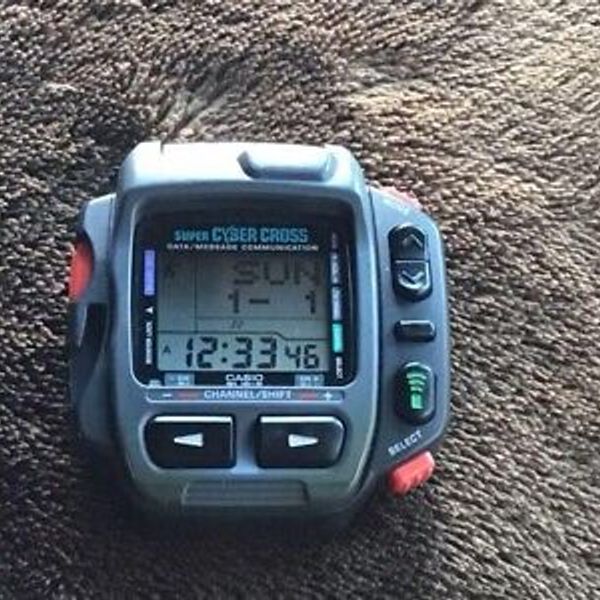 Casio JG 200 JG-200 Digital Super Cyber Cross Men's Watch Japan Made ...