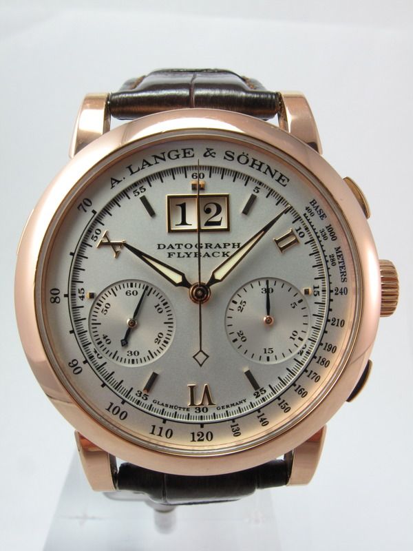Fs: A. LANGE & SOHNE ROSE GOLD DATOGRAPH FLYBACK CHRONOGRAPH BOX ...