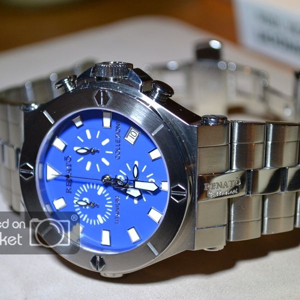 SOLD****** Renato Collezioni Wilde Beast Chronograph Titanium Watch ...