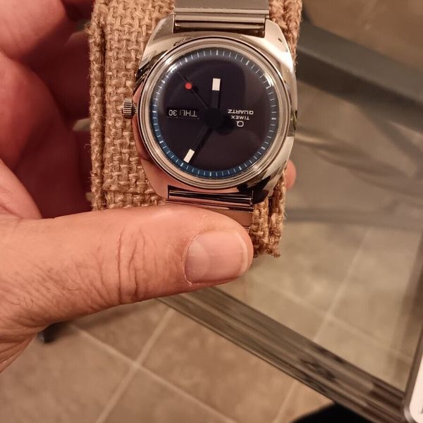 Q Timex 1975 Enigma Reissue 37mm Stainless Steel Bracelet Watch ...