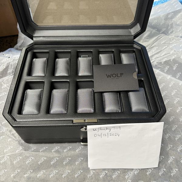 [WTS] WOLF Windsor 10 pc Watch Box w/Storage - Priced To Sell ...