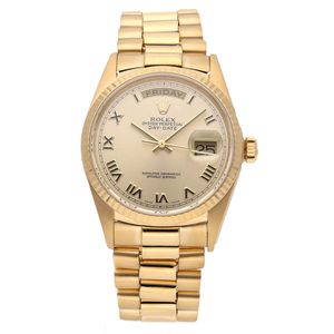 Rolex 72200 Oyster Perpetual Day-Date 18K Automatic Men's Watch ...