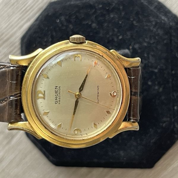 Vintage Men's Gruen Precision Autowind Automatic Wristwatch ...