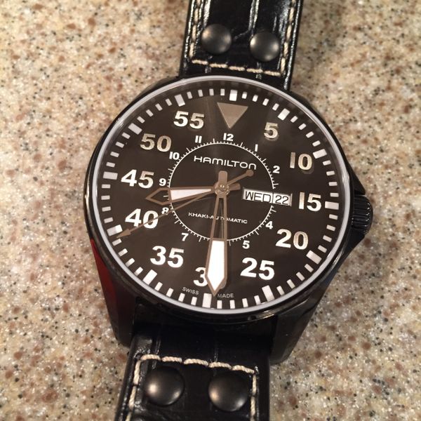 **TRADED** FSoT: Hamilton Khaki Pilot 46mm Ref H64785835 | WatchCharts ...