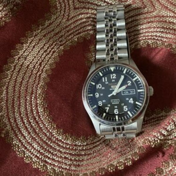 Seiko 5 Sports Men's Black Watch - SNZG15 | WatchCharts Marketplace