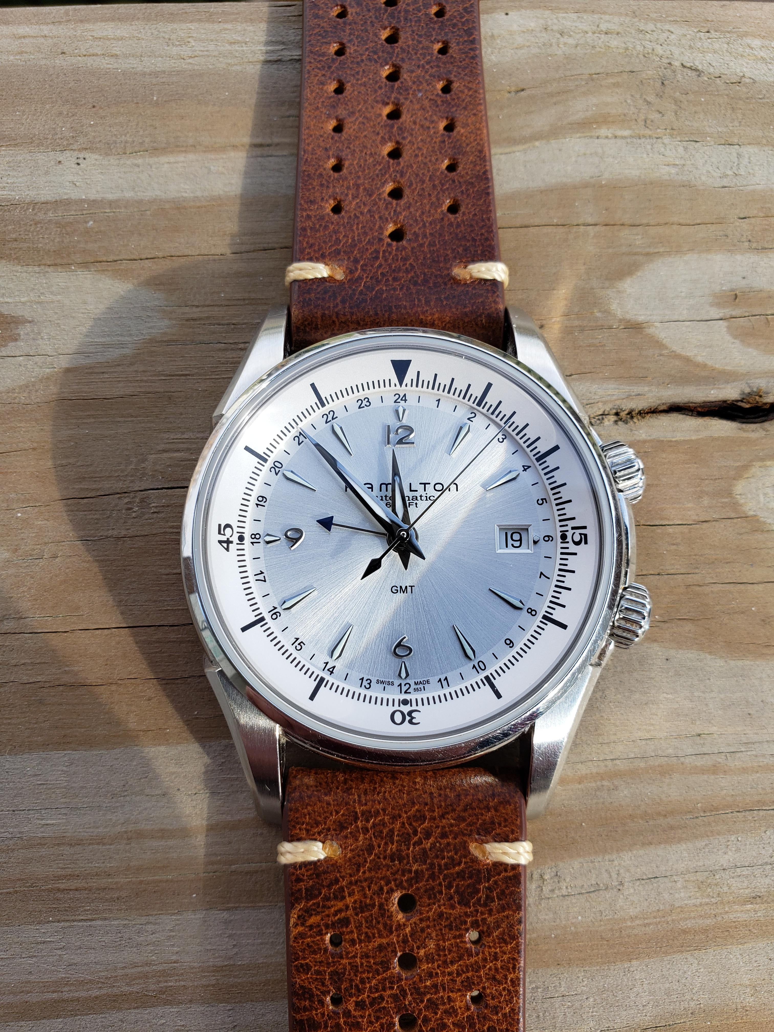 [WTS] Hamilton Jazzmaster Traveler GMT - 42mm - Full Kit - H32625555 ...