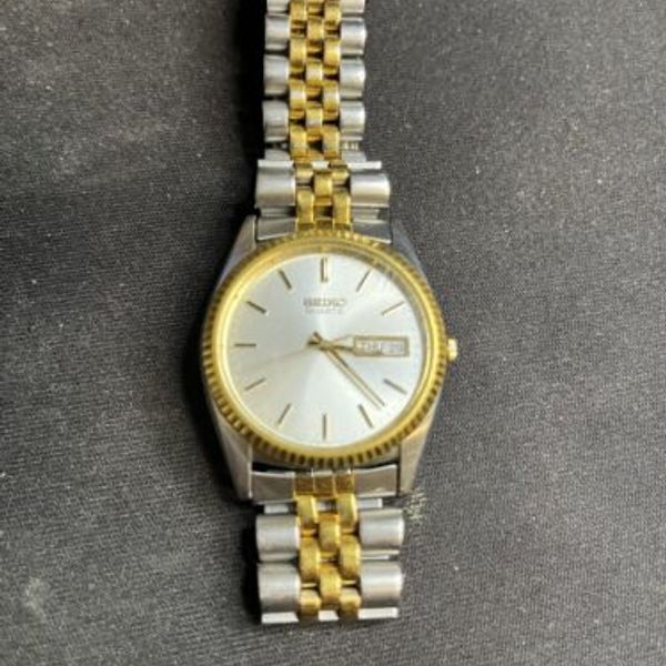 Vintage Men's Seiko Presidential Style Watch Gold Tone Day Date | WatchCharts Marketplace