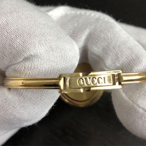GUCCI Change Bezel Watch Vintage Quartz Classic Design Gold ...