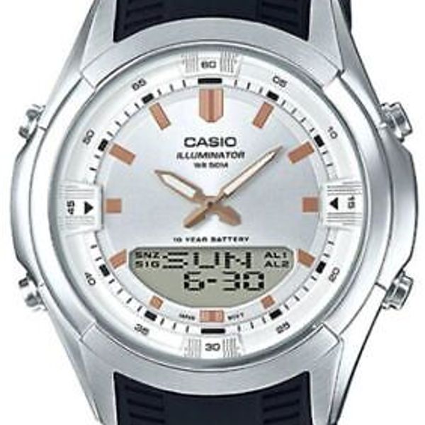 Casio Analog-Digital 10 years Battery AMW-840-7AV | WatchCharts Marketplace
