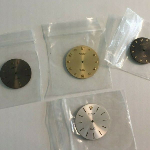 Rolex Lot of Dials for Cellini Watches for watch Projects and Repair ...