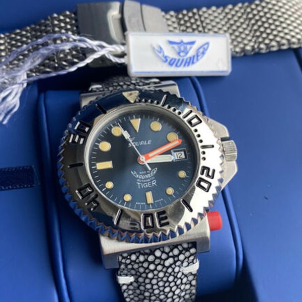 Squale Tiger 064 Full Kit W/ Extra Stingray Strap | WatchCharts Marketplace