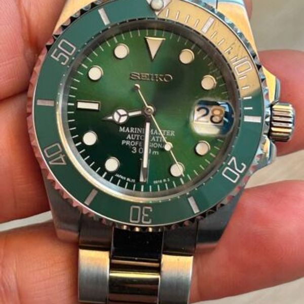 Seiko Marine Master rare Hulk mod watch | WatchCharts Marketplace