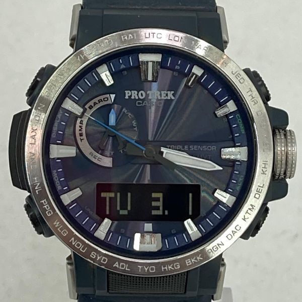 [Used] CASIO PRO TREK Casio Pro Trek watch radio clock tough solar ...