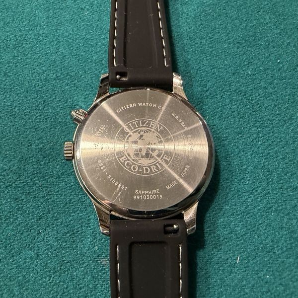 CITIZEN ECO DRIVE MOON PHASE CALIBRE 8651 S103991 Sapphire Crystal ...