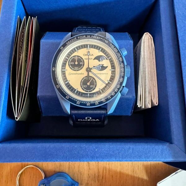 Swatch x Omega Moonswatch Mission to The Super Blue Moonphase NUOVO ...